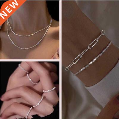 Cubic Zircon Choker Necklace For Women Rhinestone Tennis Nec