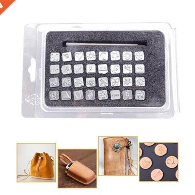 Indian Style Stainless Steel Punch Letters Stamp Set Leather