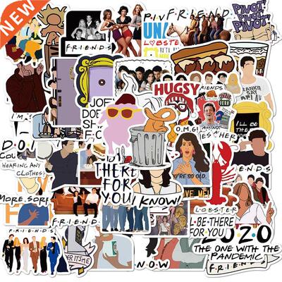 50pcs/Pack New TV Series Show Friends Waterproof Graffiti P