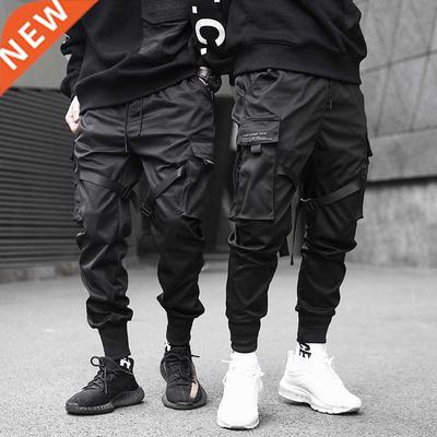 2021 Ribbons Men Jogger Sweatpants Men's Cargo Pants