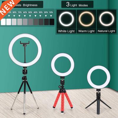 16/26cm Photography Light LED Selfie Flash RingLight Desktop