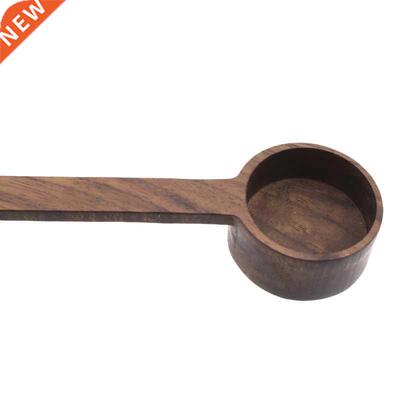 8g/10g Walnut Wooden Measuring Spoon Scoop Coffee Beans Bar