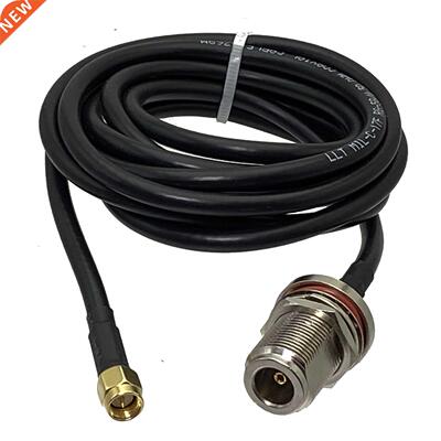 1pcs RG58 N Female Jack Bulkhead Nut to SMA Male Plug raig