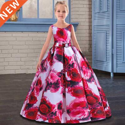 2022 Teenager Girl Maxi Dress Kids Dresses For Girls Childre