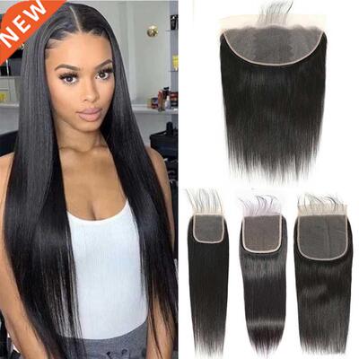 4X4 5X5 6X6 13X4 HD Transparent Lace Closure Straight Lace F
