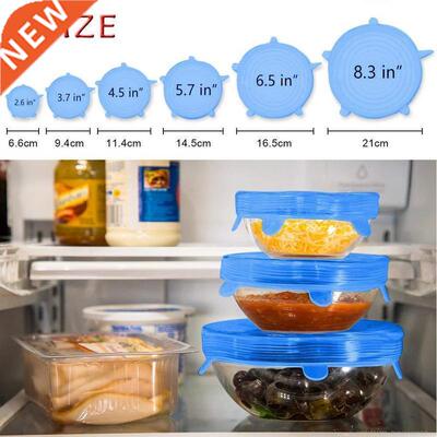 Reusable Stretch Lids Fresh Silicone Covers Anti-dust Leakpr