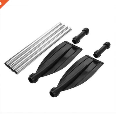 2pcs Aluminium Alloy Kayak Paddles Detachable Lightweight Ri