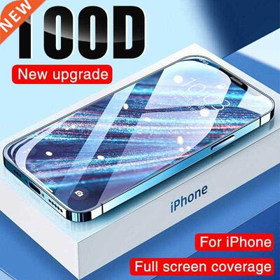 100D Full ver Tempered Glass for iPhone 11 12 13 Pro Max Scr