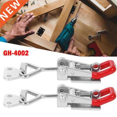 2Pcs GH-4002 Toggle Clamp Quick Release Horizontal Workbench
