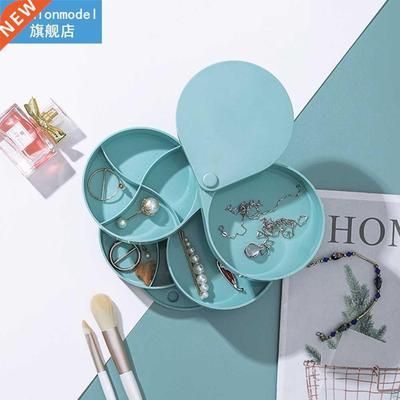 Jewelry Ring Accessory orage Tray Organizer Rotatable Mult