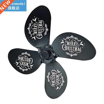 Warm Fireplace Fan Blade Living Room Christmas Powerless Alu