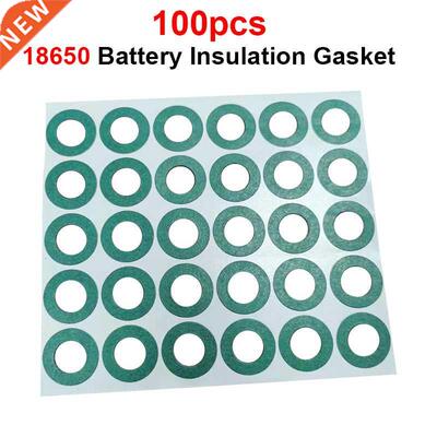 100pcs 18650 Li-ion Bttery Insultion Gsket Brley Pper L