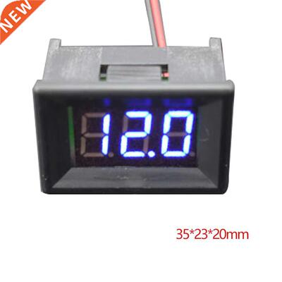 Voltmeter Two Wires 0.36 inch LED Display Blue DC 4.50V-30.0