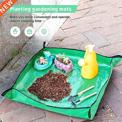 50-100CM Gardening Planting Mat PE Plant Repotting Mat, Fold