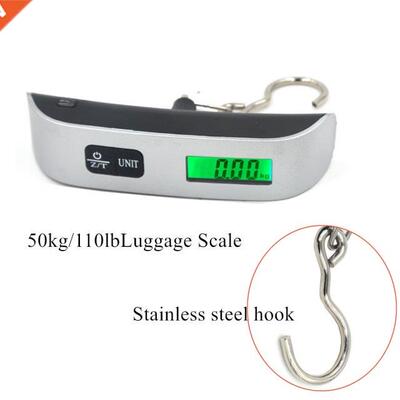 Portable Dgtal Scale 110lb/50kg Electronc Luggage Hangng