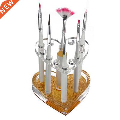Nail Polish Brush Pen Holder Shelf Nail Art Pen Display Make