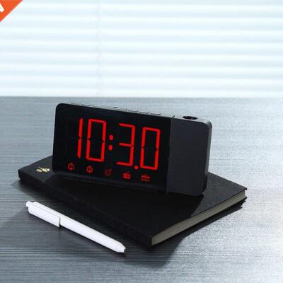LED Digital 2 Alarm Clock USB Electronic Desktop Table Watch