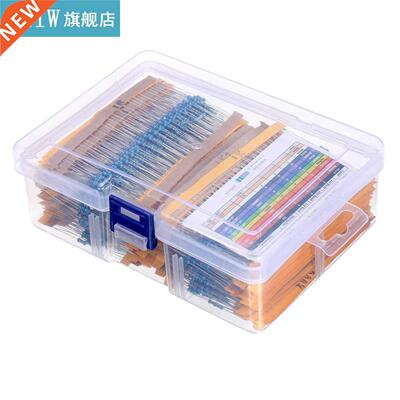 KKmoon 2600pcs 130 Values 1/4W 0.25W 1% Metal Film Resistors
