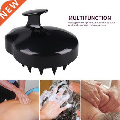 1PC IN STOCKS Handheld Silicone Scalp Shampoo Massage Brush