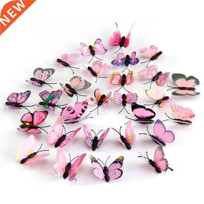 12x 3D Home Decorations Butterfly Wall Sticker Room Decor De