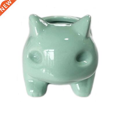 Kawaii Ceramic Flowerpot Bulbasaur Succulent Planter Cute Gr