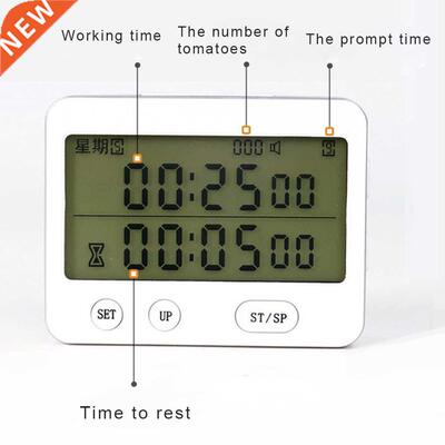 Digital Kitchen Cooking Timer Clock 3 Channels Simultaneous