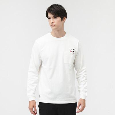 代购CHUMS男士户外T恤透气舒适保暖长袖T恤圆领长袖休闲衣