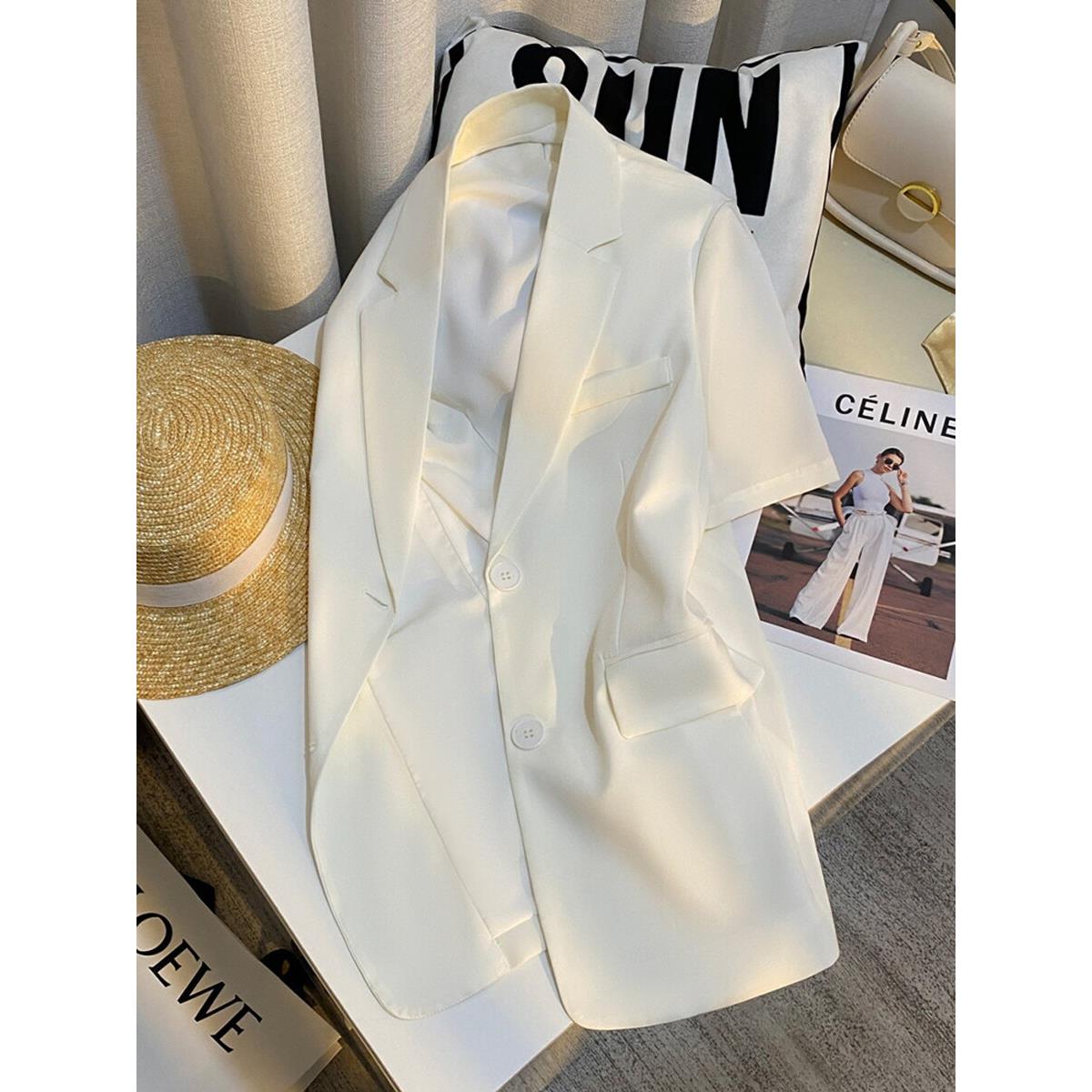 LILY MOST夏季新品高级垂感简约西装外套女通勤气质流行西服上衣