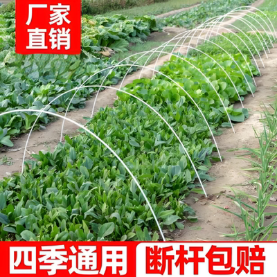 大朋架子支架棚拱条菜地遮阳防晒网杆保温花农用小弓棚骨防寒育苗