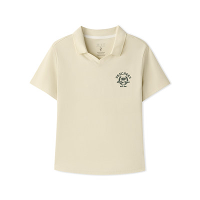 Skechers斯凯奇新款女子春夏季休闲POLO针织短袖POLO衫L226W035