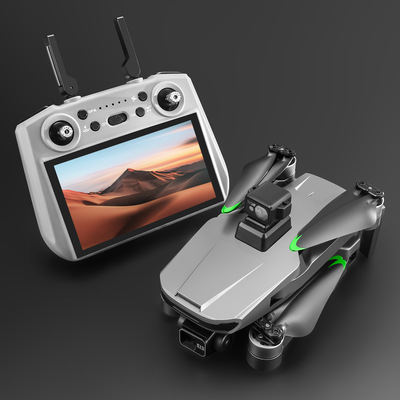 S155无人机触摸屏控三轴防抖云台数字图传无刷四轴飞行器 Drone