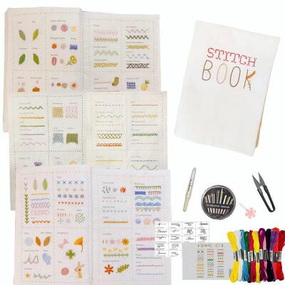 Embroidery Stitch Book for Beginners Creative Sewing Book DI