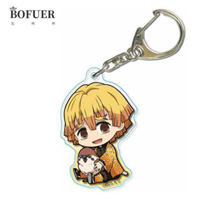 Hot Aanime Demon Slayer Acrylic Keychain Nezuko Cartoon Char
