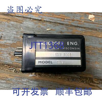 供应BANCROFT ENG TDB-2008 定时继电器 8 针