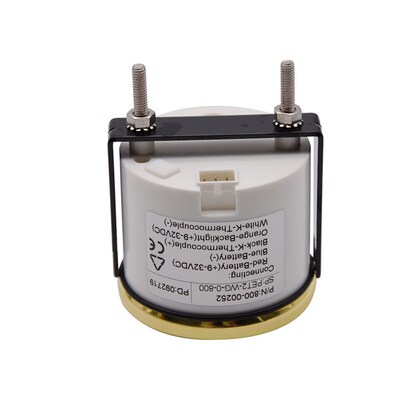 52mm Exhaust Temperature Gauge + sensIor  0-800 Celsius Red