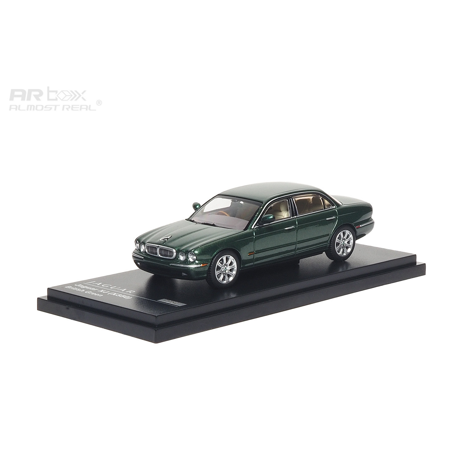 壹号站台|ARBOX 1:64 捷豹XJ6 (X350)绿色 合金汽车模型摆件礼物