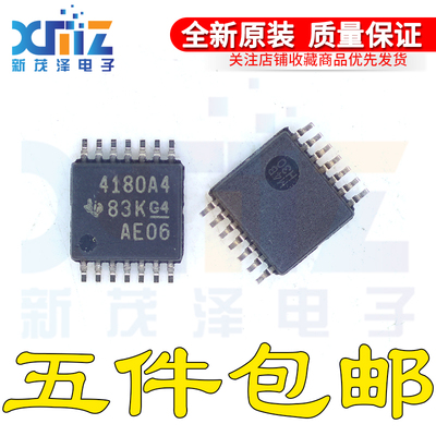 INA4180A4IPWR 贴片TSSOP-14 电流灵敏放大器芯片 全新原装4180A4