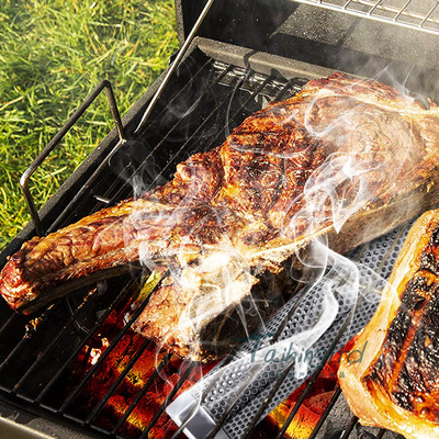 优选烧烤工具 304不锈钢烟熏管 菱形果木盒 烟熏盒 bbq smoker tu