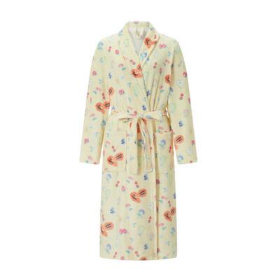Bathrobes Dressing Gowns 女士法兰绒睡袍印花披肩