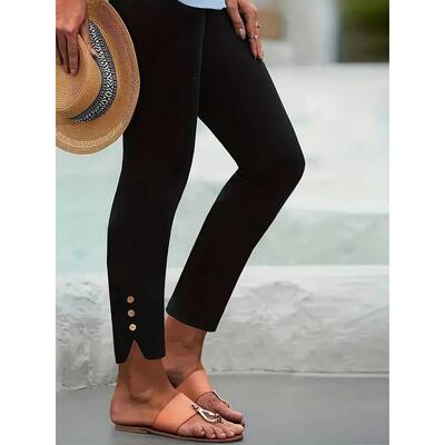 R 54624 Elastic Capri Pants 弹力卡普里裤