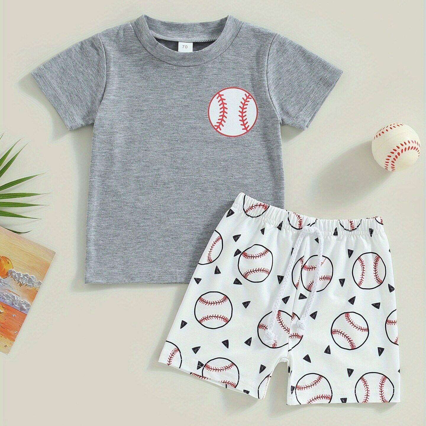 Q 72891 Baby's Football Print Romper Set 婴儿橄榄球连体衣