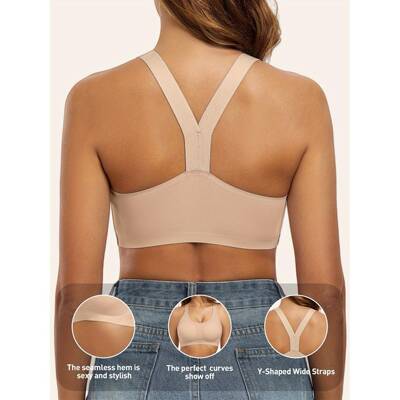 I 13513 Straps Backs Sport Bra 无痕聚拢文胸