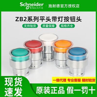 施耐德XB2带灯按钮头ZB2BW33C绿