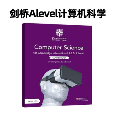 现货 Cambridge International AS ALevel Computer Science Coursebook 剑桥国际计算机科学课程9781108568326