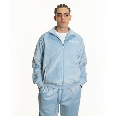 GENIUSCLUB2024fw秋冬新品基础刺绣美式街头潮流运动丝绒套装