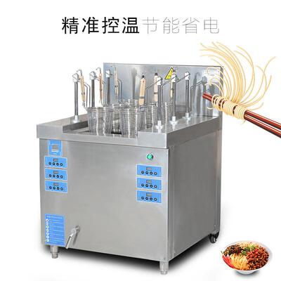 灶421博士麻商用六升头煮面锅炉自动降电磁煮面煮面辣烫小吃设备