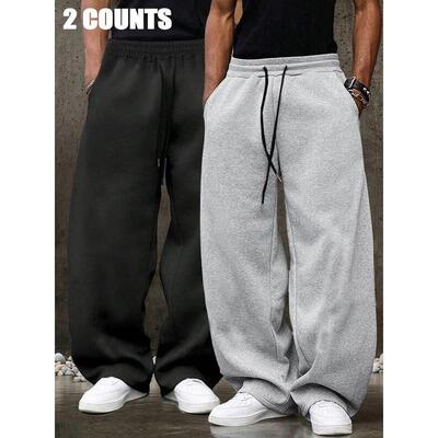 T 99639 Casual Drawstring Loose Fit Pants 美式潮流休闲裤