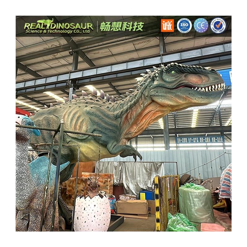 仿真恐龙大型动物模型景区广场户外园林雕塑美陈摆件电动霸王龙