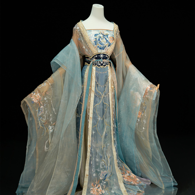 异志阁青芜改良汉服重工刺绣定金