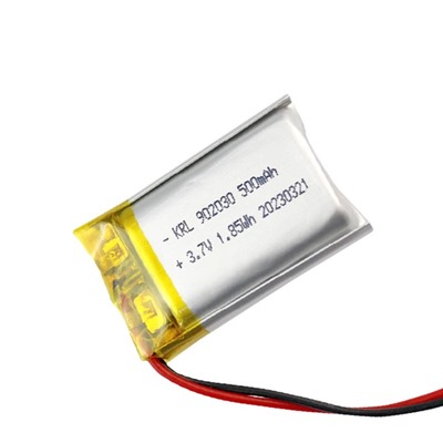 3.7V高温聚合物锂电池工厂500mAh 902030美容韩国KC认证电池